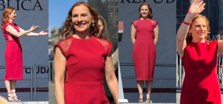 El look de Beatriz Gutiérrez Müller en el primer año de gobierno de AMLO