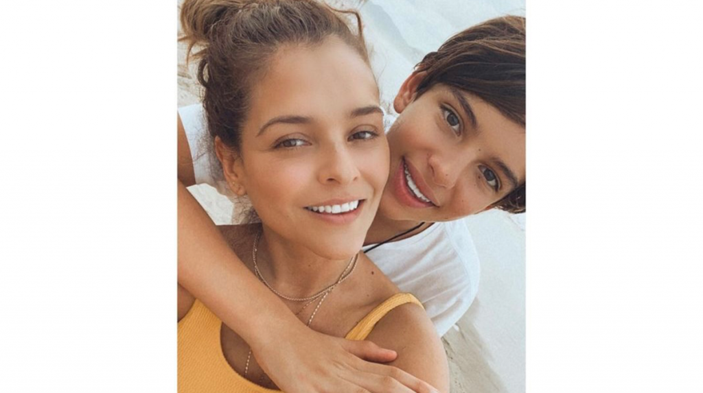 El hijo de Grettell Valdez y Patricio Borghetti se muestra como un artista